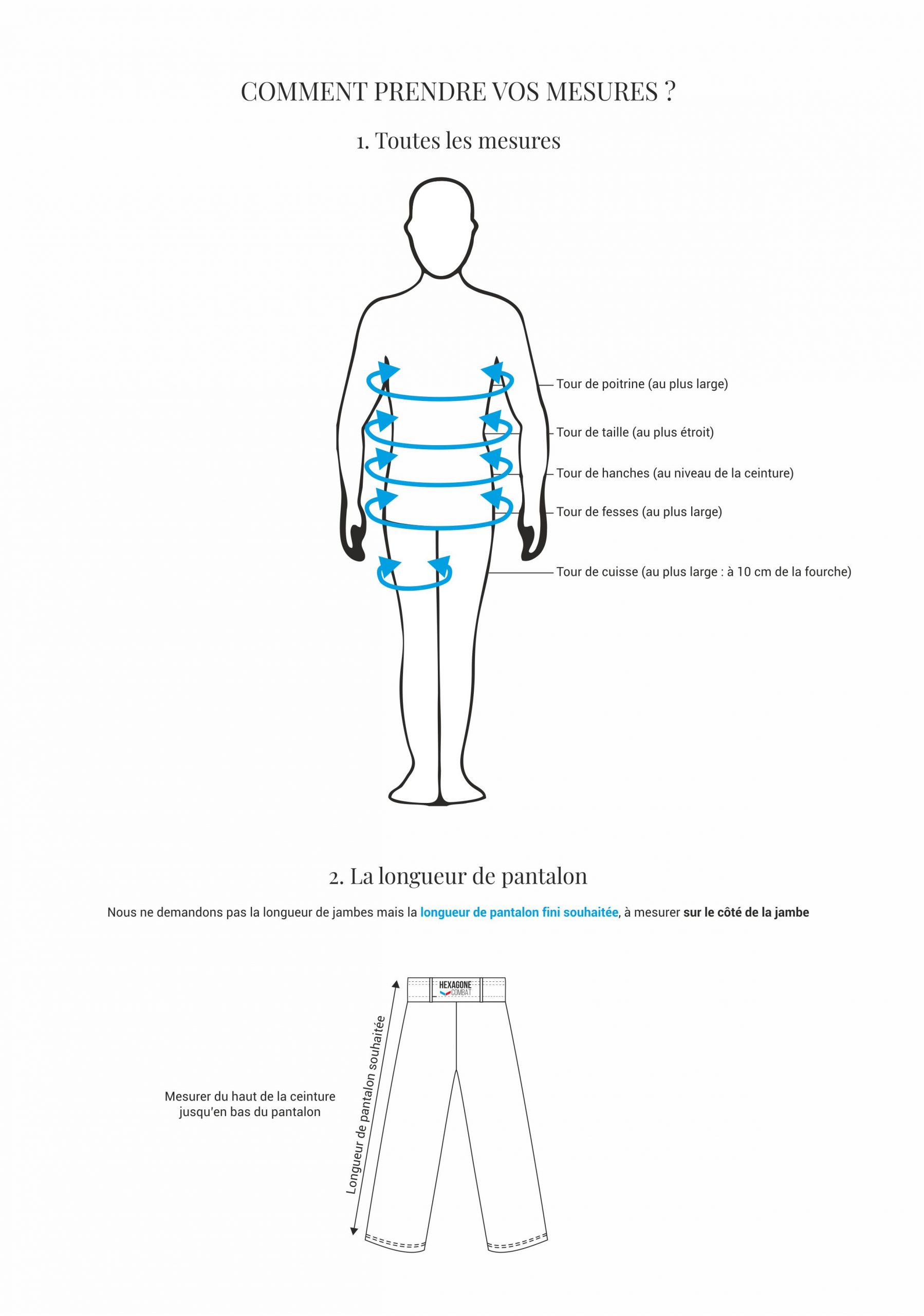 Pantalons de Full Contact personnalisés – Hexagone Combat